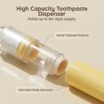 Travel Toothbrush Set, 2 in 1 Portable Travel Toothbrush with Cover and ...