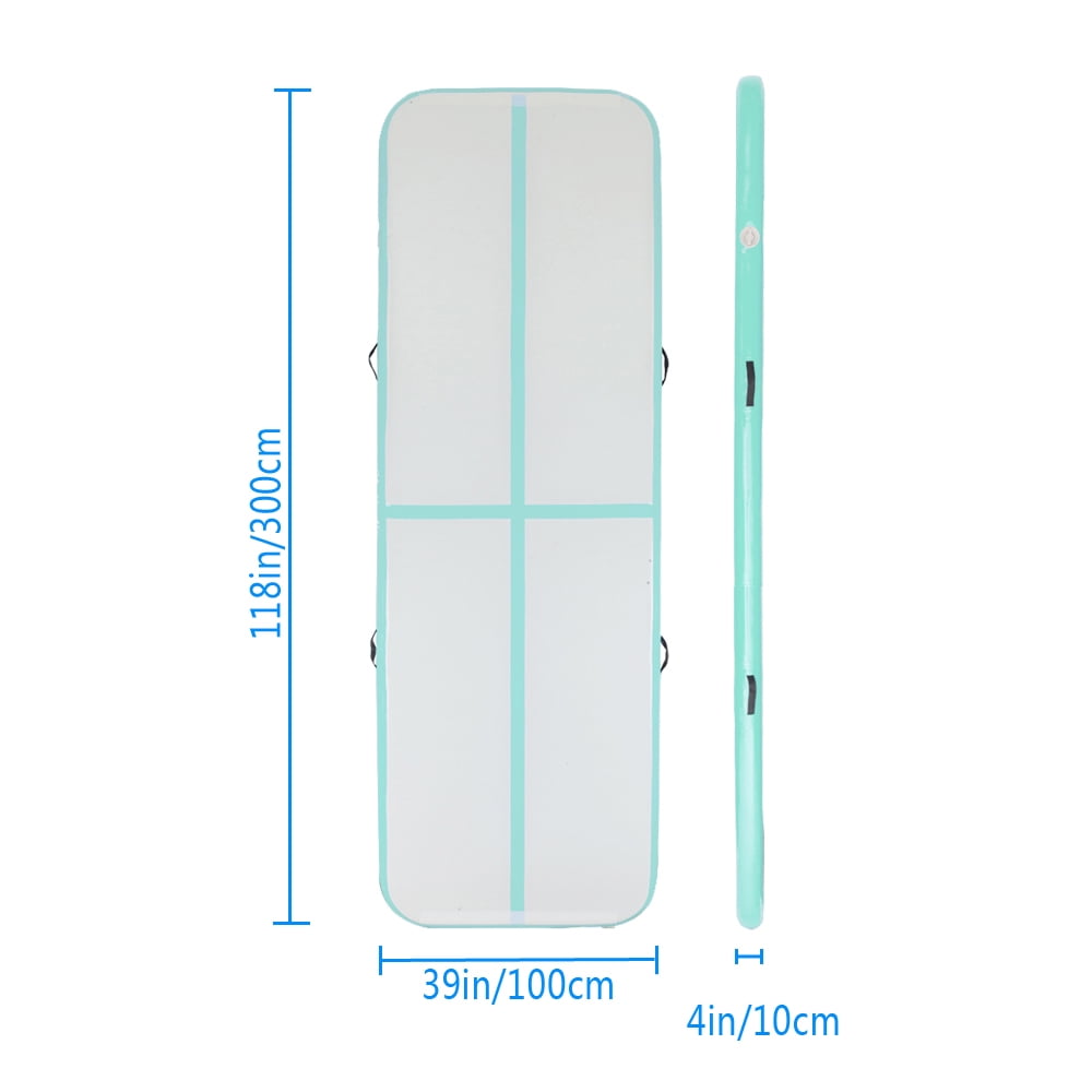 ktaxon 10'x3.3'x4" Air Tumbling Mat, Folding Inflatable/Blow Up ...