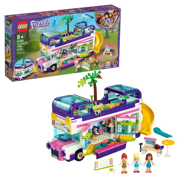 LEGO Friends Friendship Bus 41395 Heartlake City Toy Playset Building ...