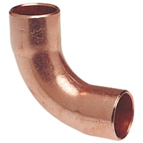 Nibco BF0185LC Copper Pipe Drop Ear Elbow, 90 Degrees, Copper, 3/4 In ...