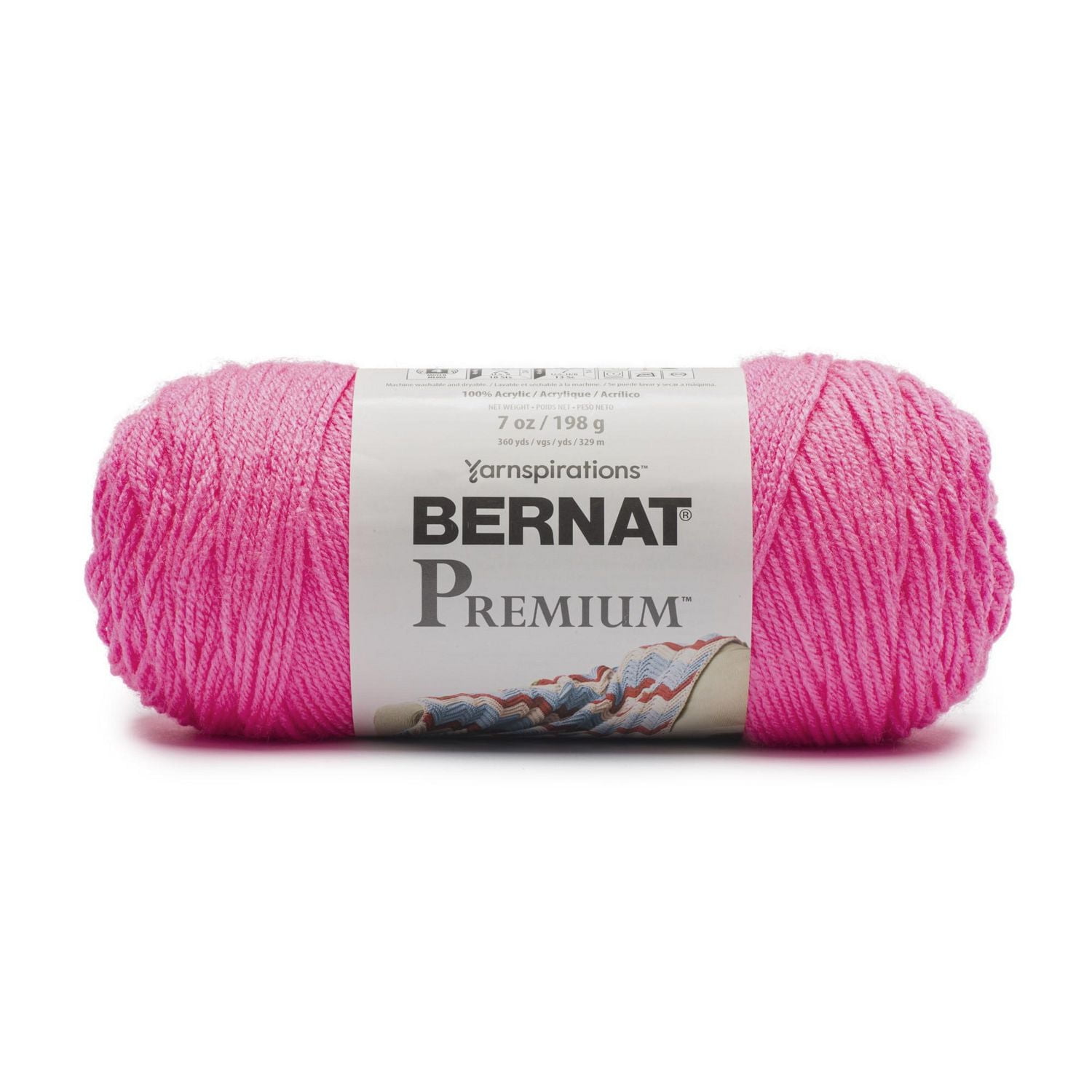Bernat® Premium™ Yarn, Acrylic #4 Medium, 7oz/198g, 360 Yards, Acrylic ...