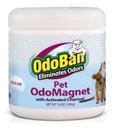 OdoBan Solid Odor Absorber for Home and Small Spaces, Citrus Scent, 14 ...