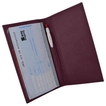 Marshal Wallet - RFID Unisex Checkbook cover-Duplicate Checks Premium ...