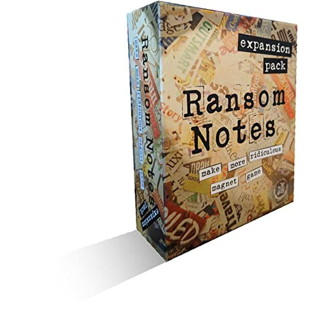 Ransom Notes Expansion Pack One - The Ridiculous Word Magnet Party Game ...