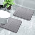 AUQ 2026 New 3Pcs Bathroom Rugs Cozy Texture Bath Mats for Bathroom Non ...
