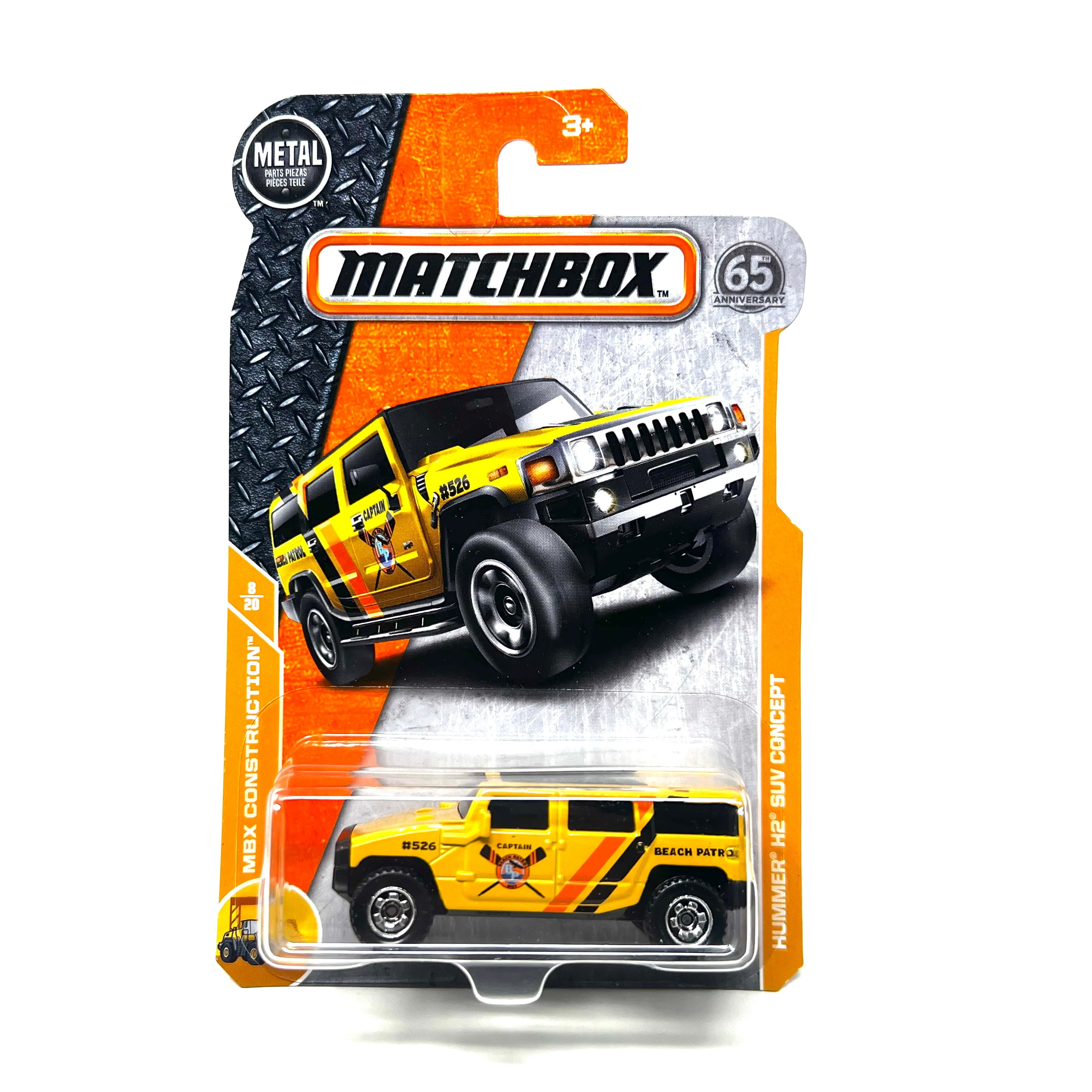 MBX Construction Hummer H2 SUV Concept Yellow - Walmart.com