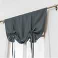 Curtain for Bathroom Kitchen Adjustable Balloon Roman Curtains for ...