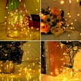 Solar String Lights Powered Copper Wire LED Solar Fairy Lights Flexible ...