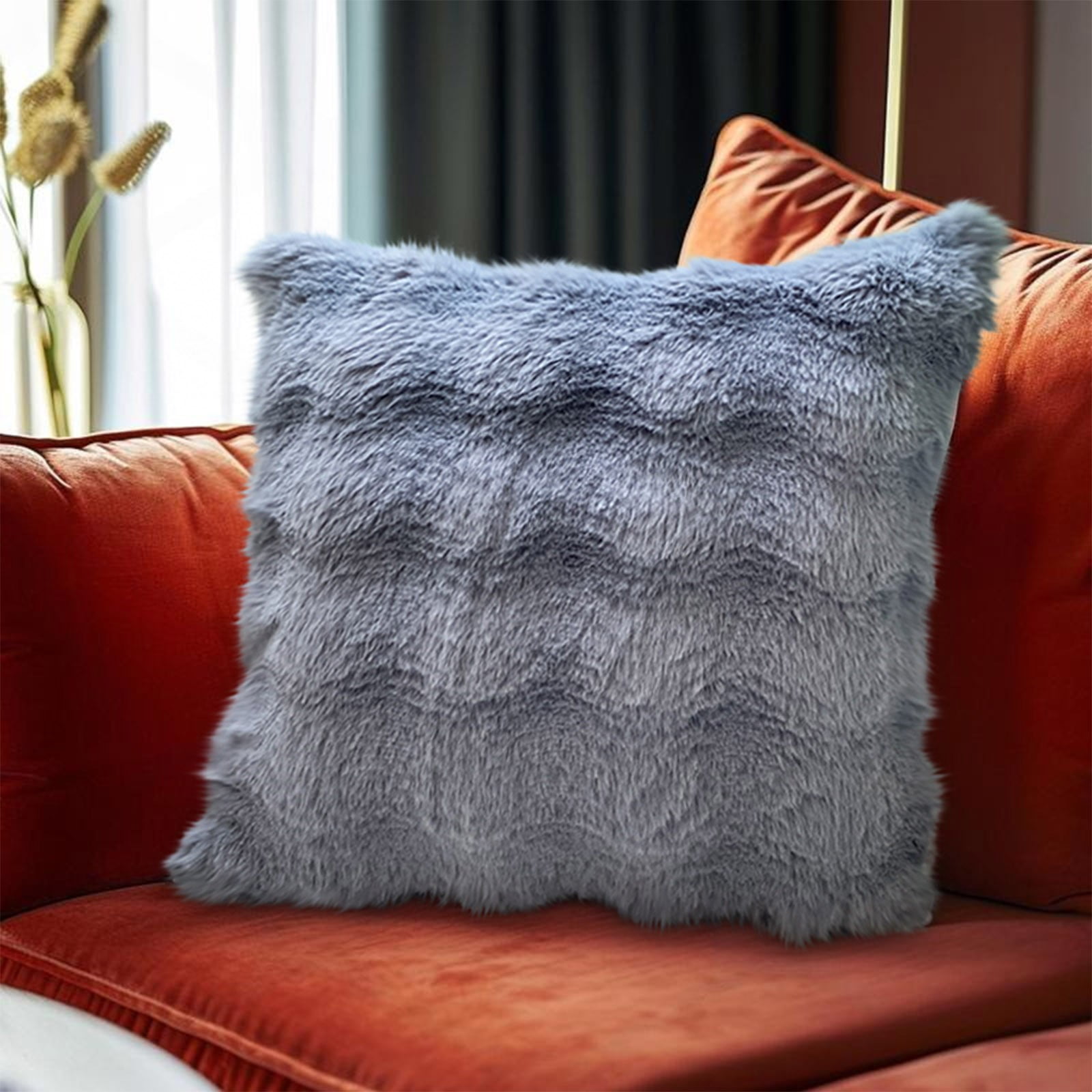 Creamy Plushs Puffs Heavy Soft Sofa Pillow Living Room Upholstery ...