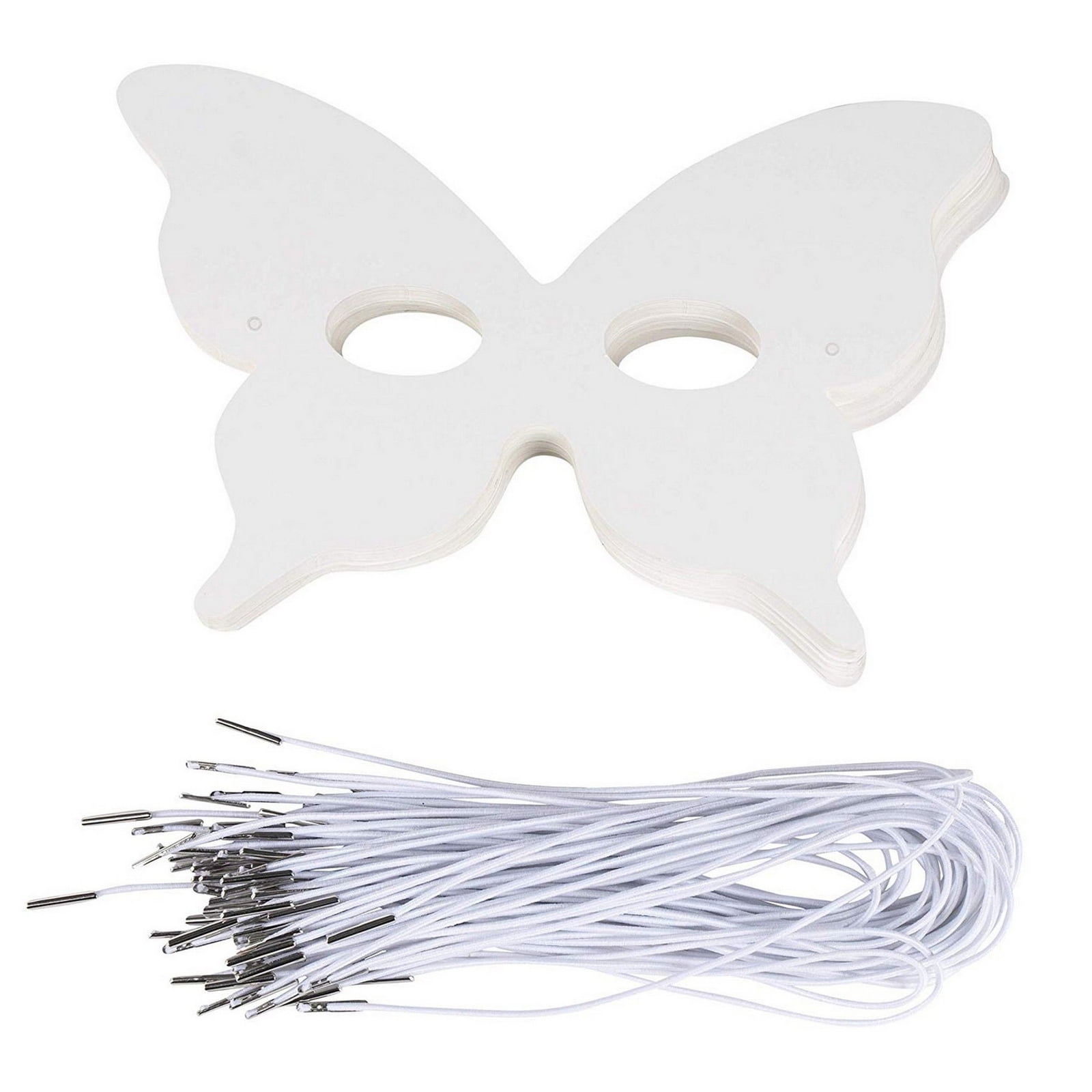 DIY Butterfly Eye Mask for Masquerade, Madi Grad Party (5.1 x 7.8 In ...