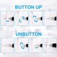 XIRQI 4 Pcs Button Hook and Zipper Pull One Hand Buttons Aids Adaptive ...