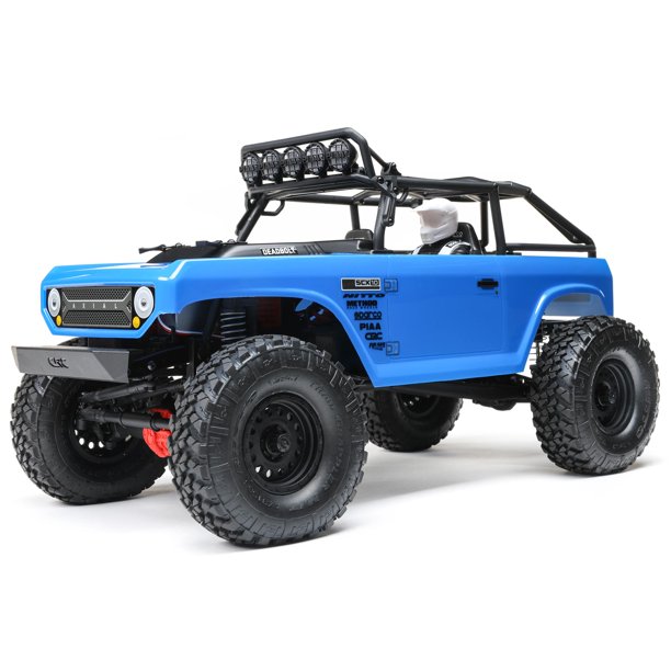 Axial 1/10 SCX10 II Deadbolt 4 Wheel Drive Brushed RTR Battery ...