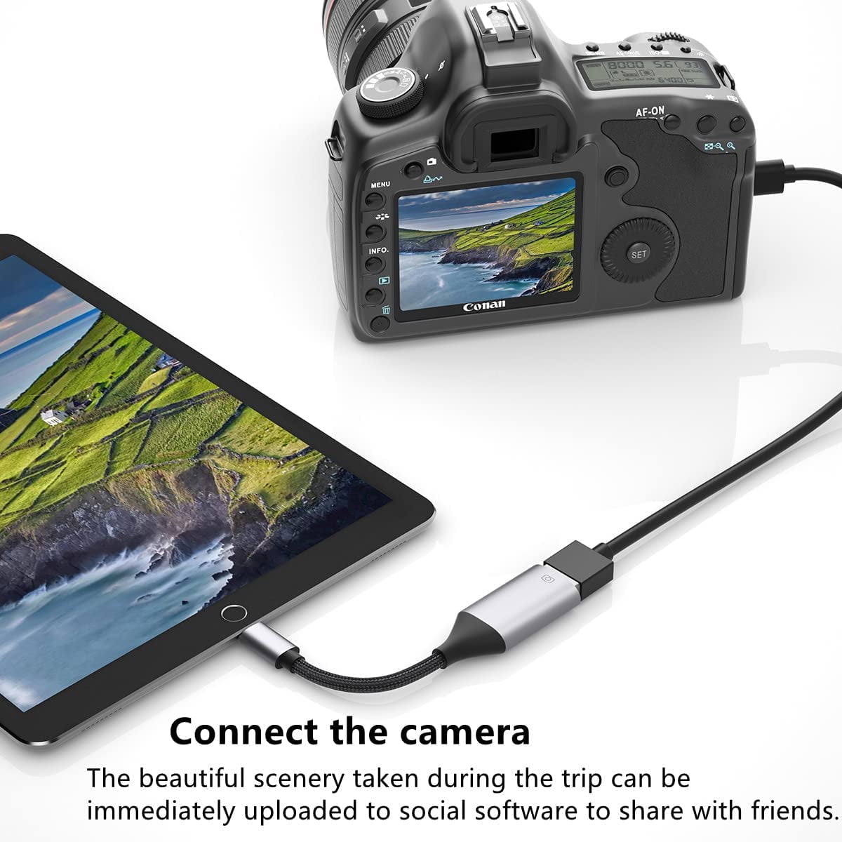 Buy USB Camera Adapter for iPhone [Apple MFi Certified], Lightning to ...