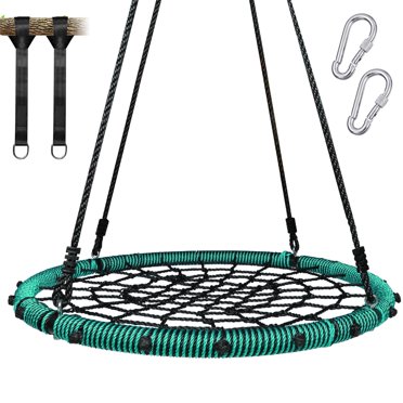 Free Shipping! Costway Spider Web Chair Swing w/ Adjustable Hanging ...