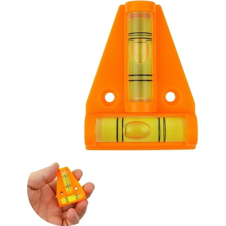 Orange Triangular Level Magnetic T-Shaped Spirit Level, Handy Small ...