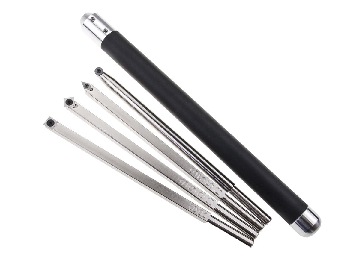 Simple Woodturning Tools Carbide Wood Turning Tool Set of 4 with Foam ...