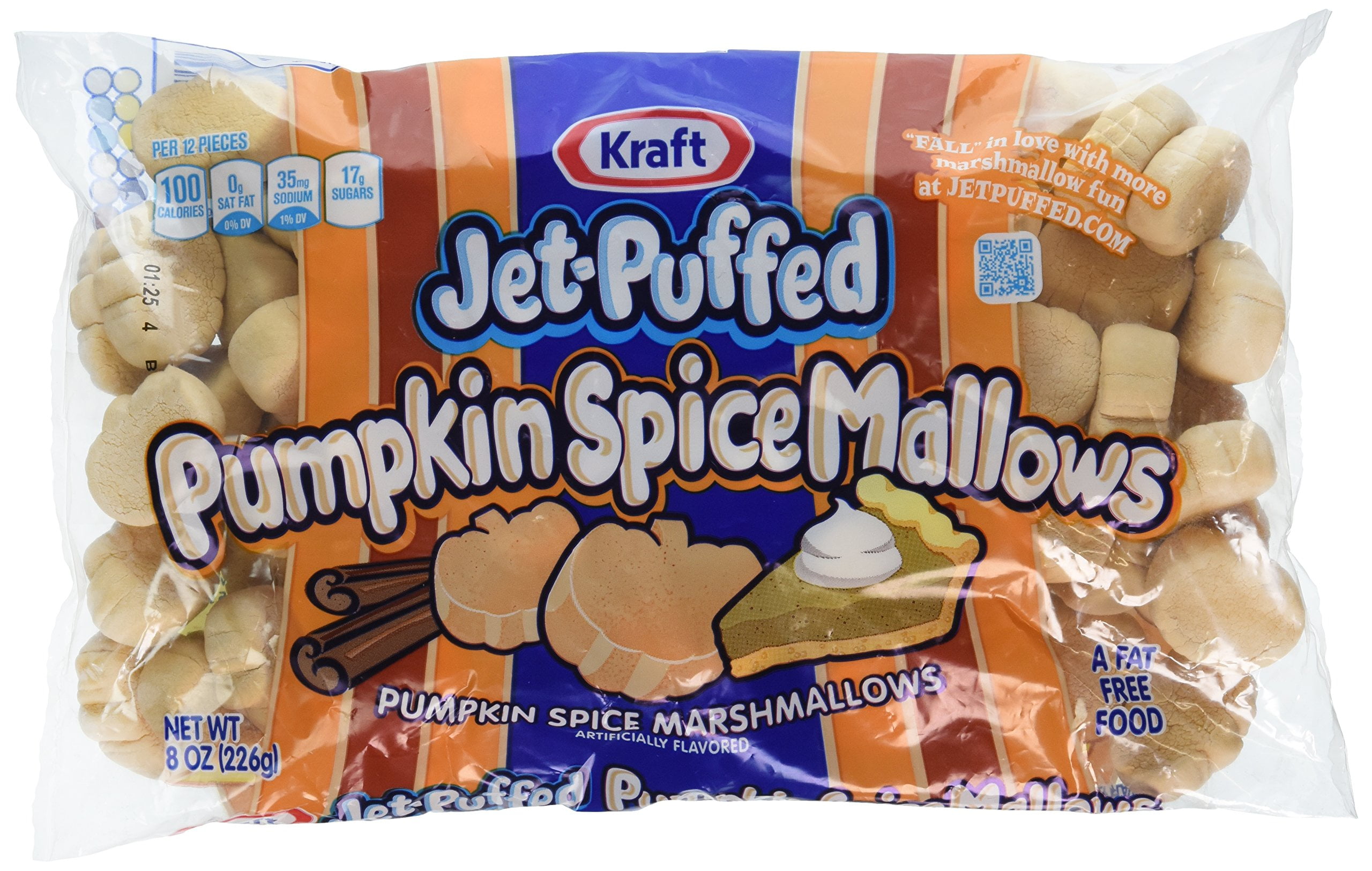 Kraft, Jet-Puffed, Pumpkin Spice Marshmallows, 8oz Bag (Pack of 3 ...