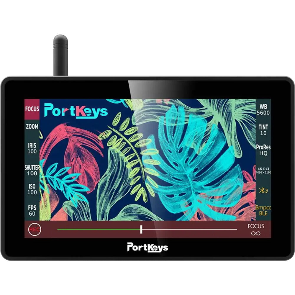 "PORTKEYS BM5WR 5.5"" Portable Wireless HDMI Touchscreen Monitor with ...