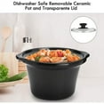 CozyHom 2.5QT Dual Pot Slow Cooker Electric Food Warmer With Adjustable ...