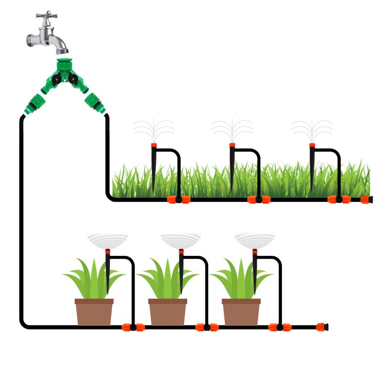 Landscape Irrigation System Clip Art