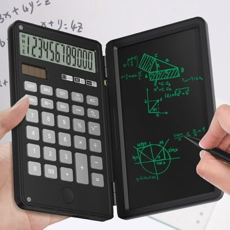 Flywake Foldable Calculator Writing Tablet Doodle Pad Calculators With ...