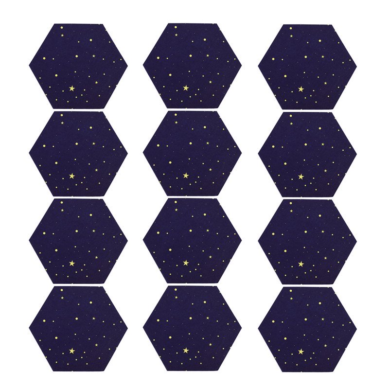 Click here for Unbranded 12 Pack Starry Hexagon Acoustic Panels s... prices