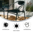 Free Shipping! Flash Furniture Outdoor Stackable Rattan Patio Chairs ...