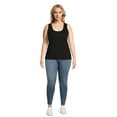 Terra & Sky Women's Plus Size Ribbed Tank Top, 2-Pack - Walmart.com