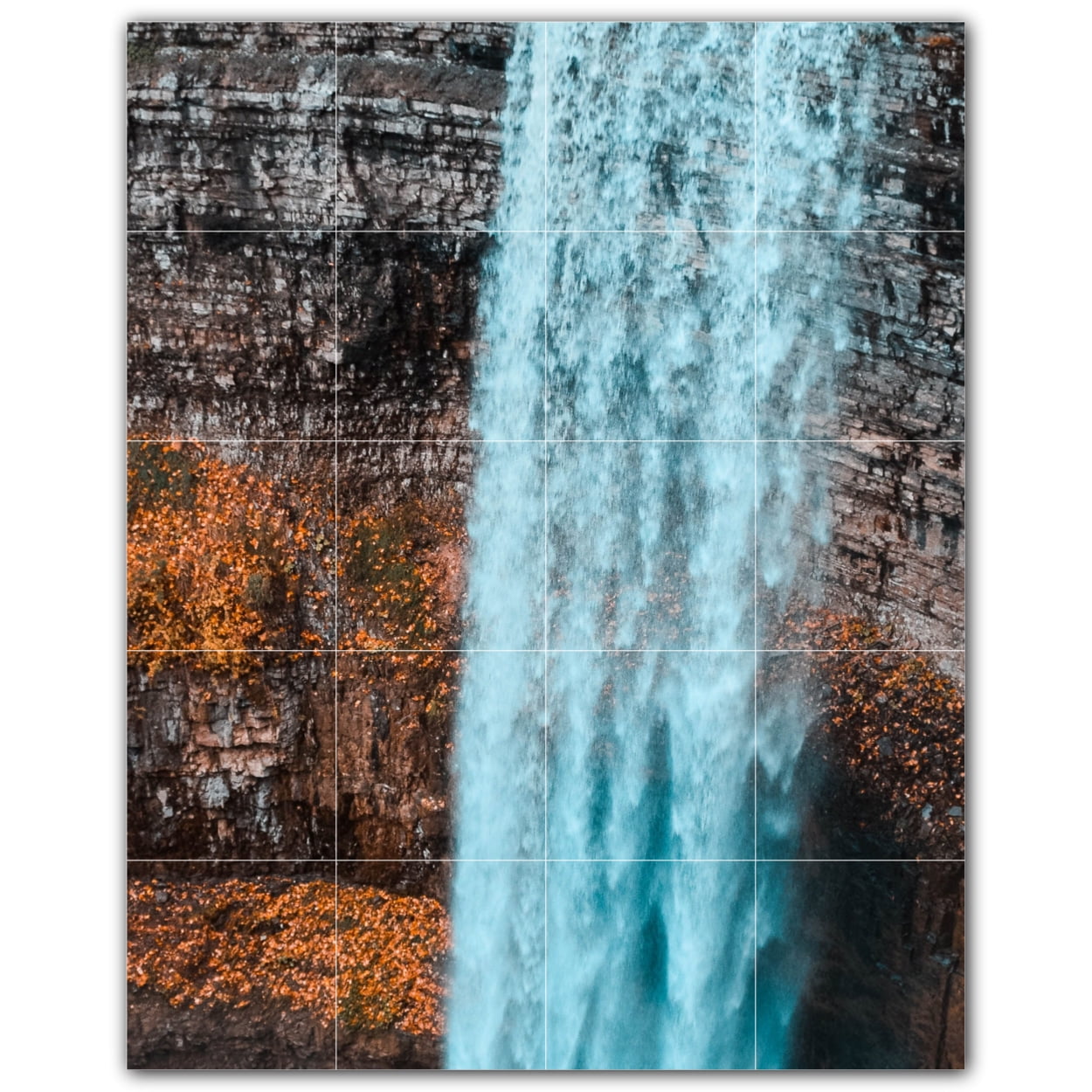 Picture-Tiles.com: Waterfalls Ceramic Tile Wall Mural WAL501119-45L. 32 ...