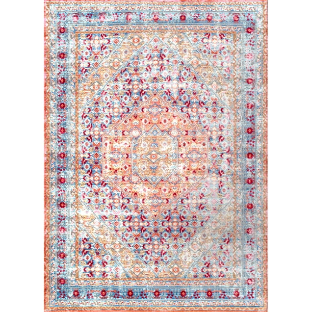 nuLOOM Persian Floral Daria Area Rug or Runner - Walmart.com - Walmart.com