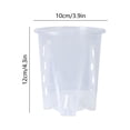 Clear Plastic Orchid Pot with Drainage Holes 4.7 Inch Breathable Root ...
