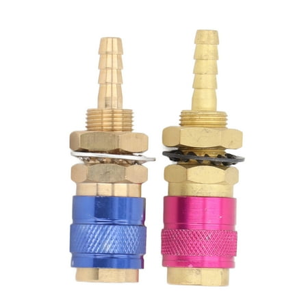 Gas Adapter Portable Brass Quick Connector with Plug for PTA DB MIG TIG ...