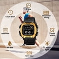 SKMEI Men's Sports Watch, Waterproof Watch with Stopwatch Countdown ...