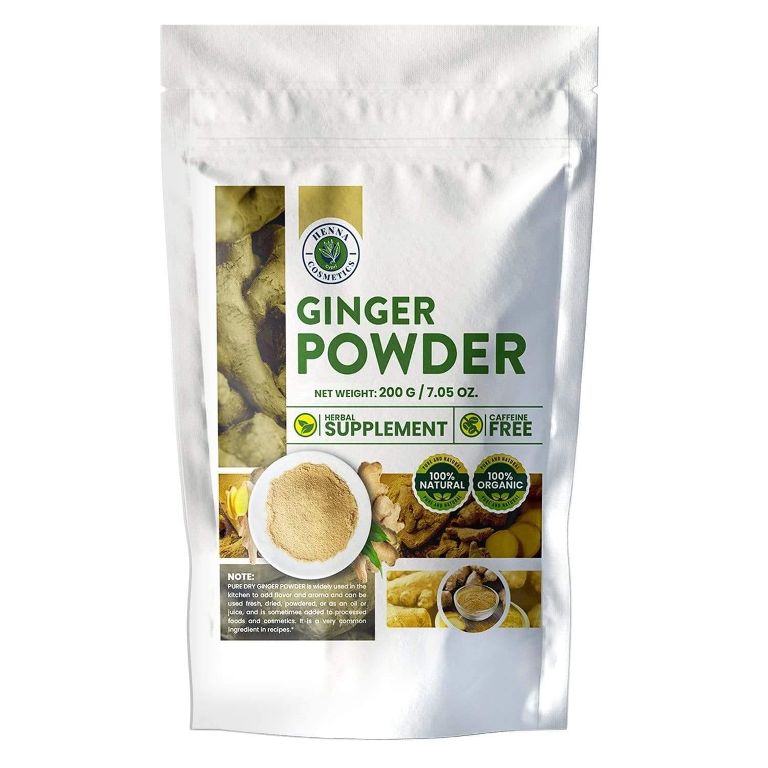 Henna Cosmetics Ginger Powder 200 Grams (7.05 oz.) Spice and Herbal ...