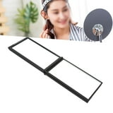 Mgaxyff Portable Folding Mirror, 4 Way Mirror 360 Degree Handheld ...
