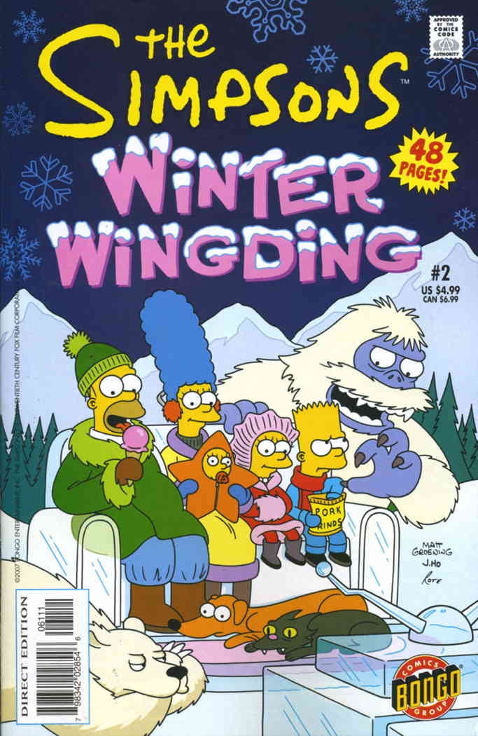 Simpsons Winter Wing Ding, The #2 VF ; Bongo Comic Book - Walmart.com