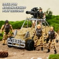 Free Shipping! Joyfy Military Base Toys Set with Army Action Figures ...