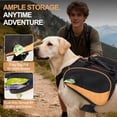 Dog Backpack Suitable for Medium to Large Dogs, Adjustable Lightweight ...