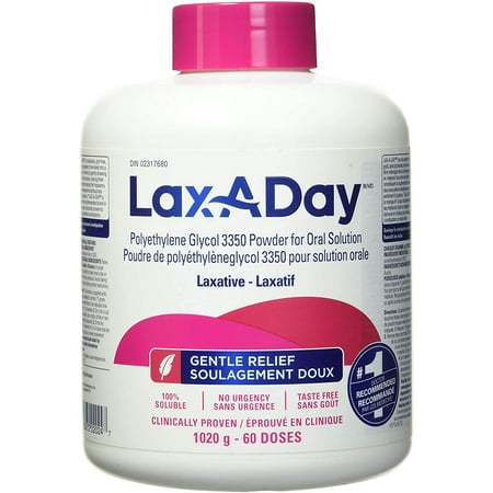 LAX-A Day Powder Laxative, Gentle and Clinically proven Relief, 60 ...