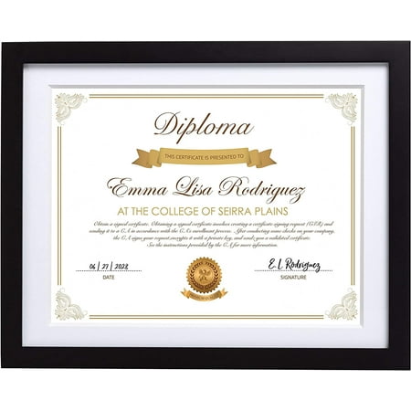 Pearhead Classic Graduation Diploma Frame, High School and Collage ...