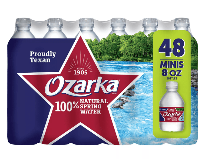 Ozarka 100% Natural Spring Water (8 fl. oz., 48 pk.) - Walmart.com