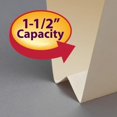 Smead File Folder, Reinforced 1/3-Cut Tab, 1-1/2 Smead File Folder, Reinforced 1/3-Cut Tab, 1-1/2
