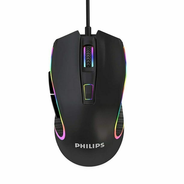 Philips Wired PC Gaming Mouse RGB Backlit USB for Windows PC Gamers ...