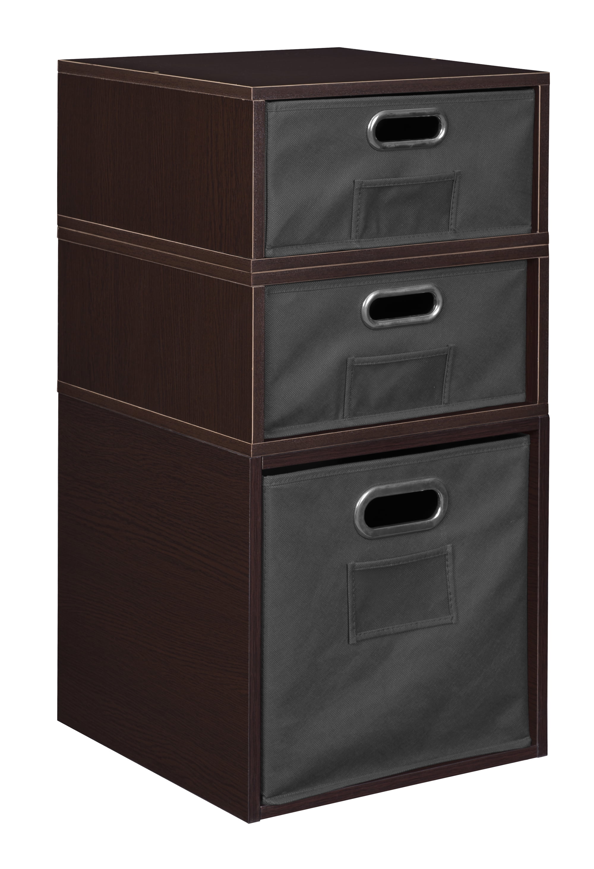 Niche Cubo Storage Set- 1 Full Cube/2 Half Cubes with Foldable Storage ...