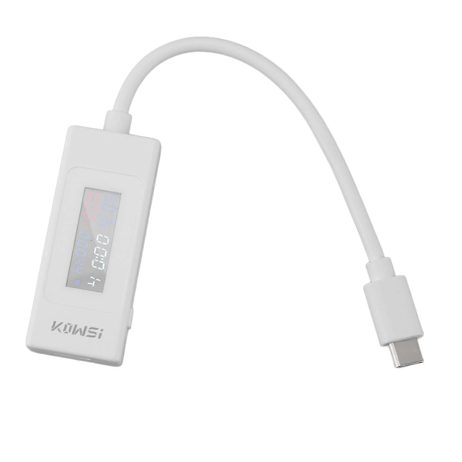 Testeur USB C, écran couleur LCD, testeur de tension et de courant de ...