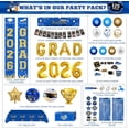 125 PCS Blue and Gold Graduation Party Decorations, 2026 Class of Full ...