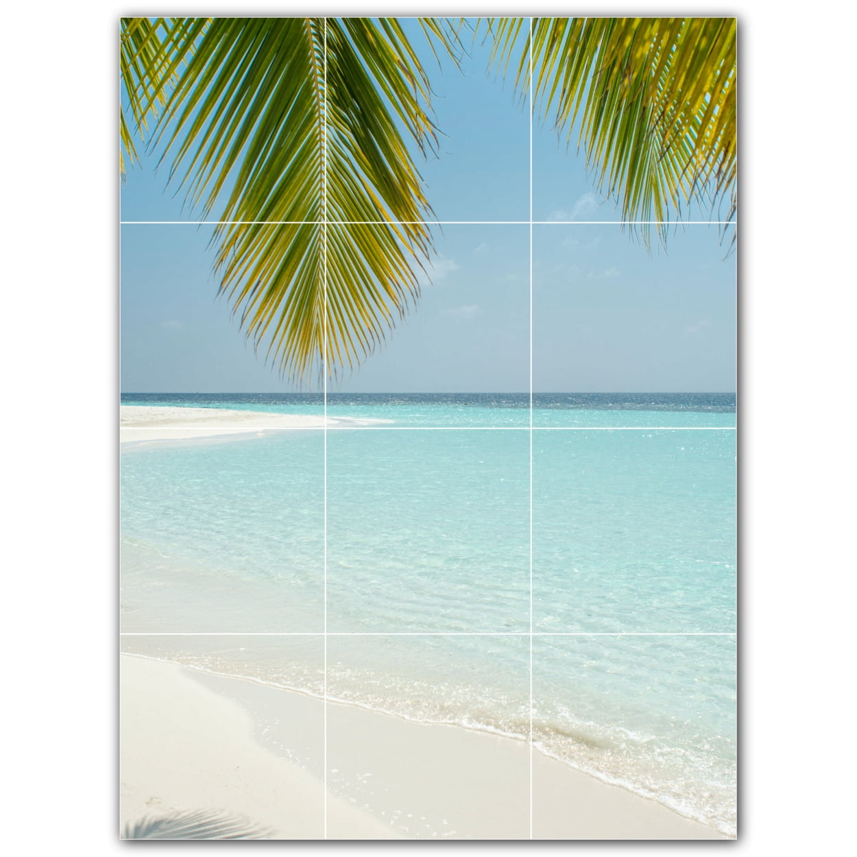 Picture-Tiles.com: Beach Ceramic Tile Wall Mural WAL500046-34L. 24"W x ...