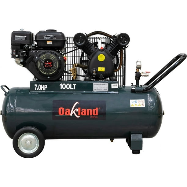 Compresor de Aire a Gasolina Oakland 7 HP 100L Modelo CG-7010 | Walmart en línea