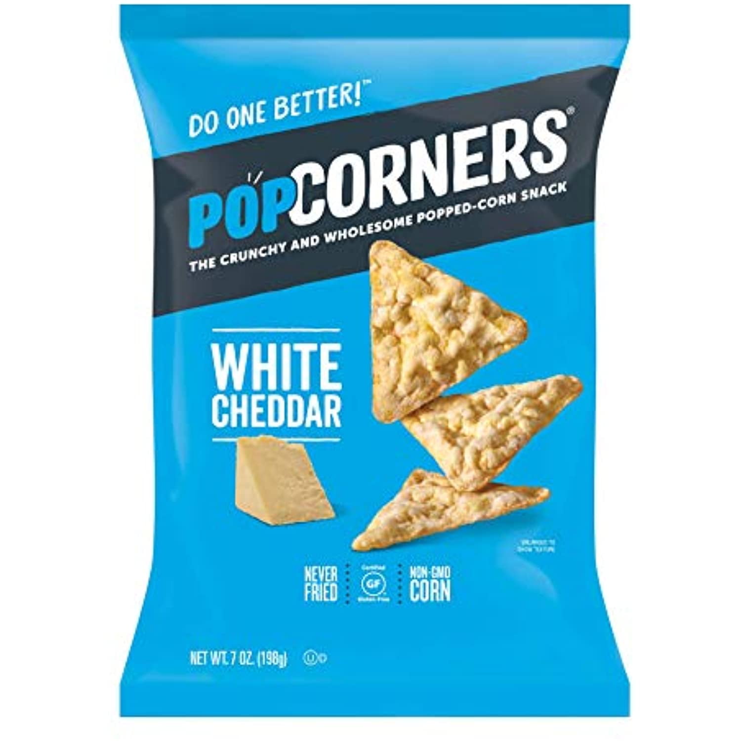 PopCorners Popped Corn Snacks - 2 Pack - 7 Oz. Bags - White Cheddar ...