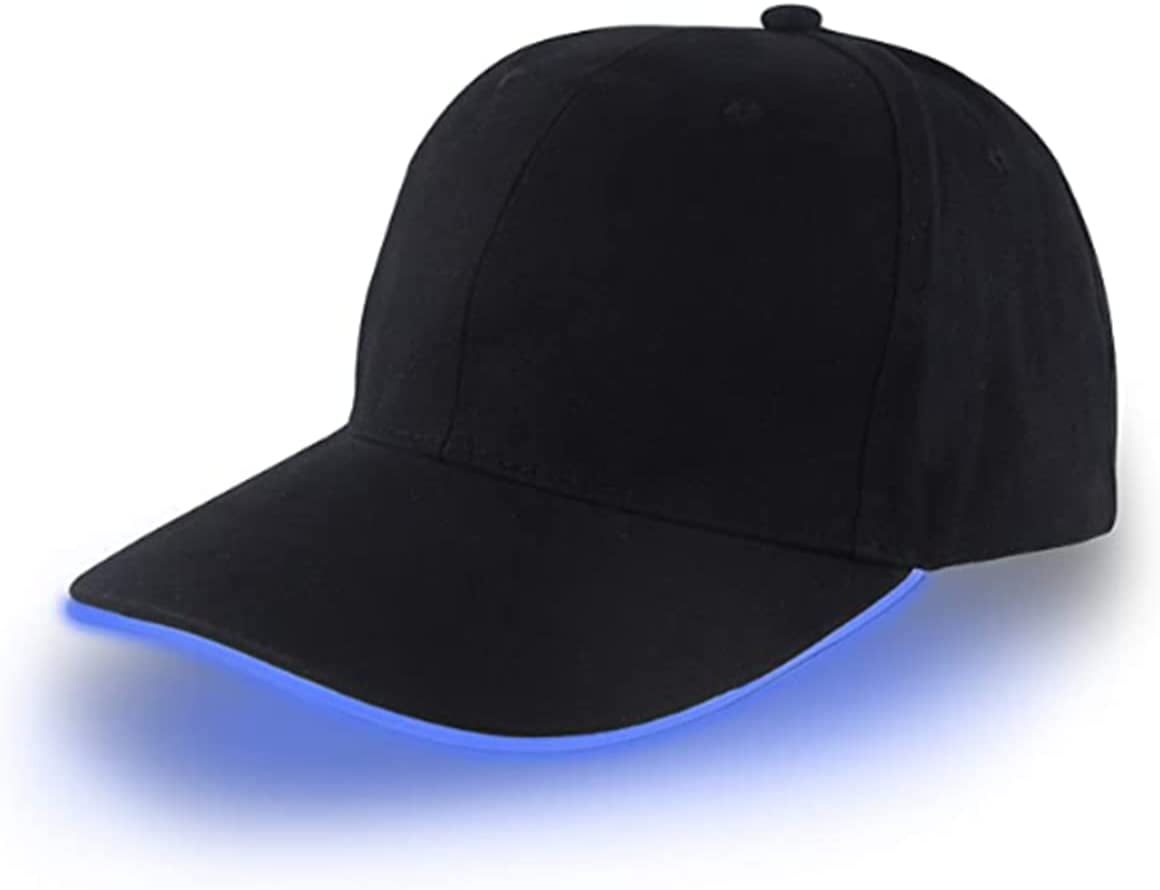 LINLIN LED Hat, Men Women LED Baseball Hat Light up Hat Flash Glow Rave ...